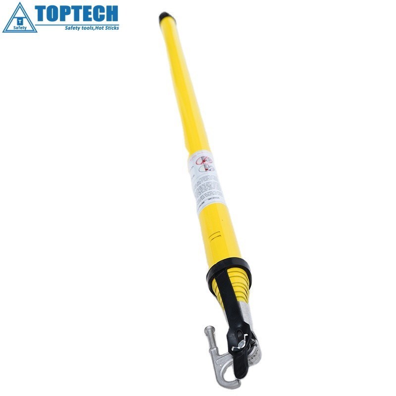35ft Fiberglass Telescopic FRP Triangle Hot Stick Insulated Operating ...