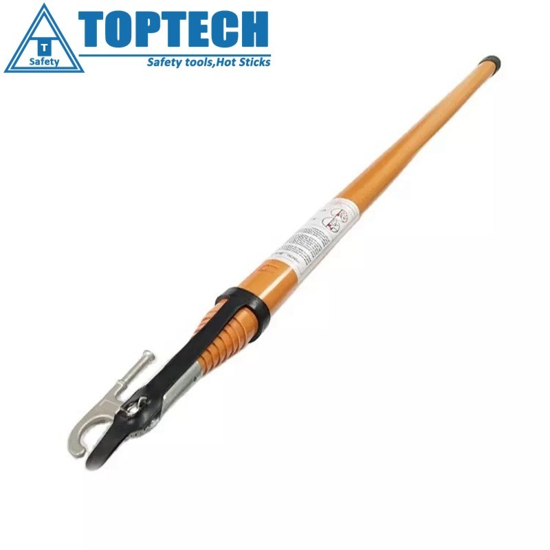 TOPTECH 12' No Twist Hot Stick Triangle Hot Stick Telescopic For Cutout ...