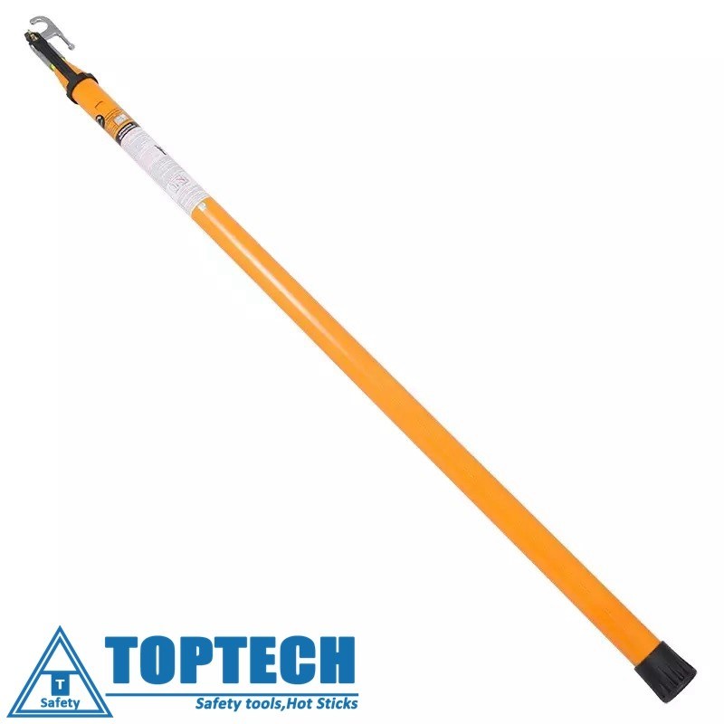 40' Telescopic Triangle HotStick 40ft Fiberglass Telescopic triangle ...