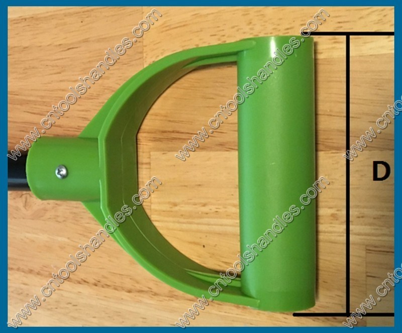 D grip replacement handle, green color D grip handle shaft, plastic ...