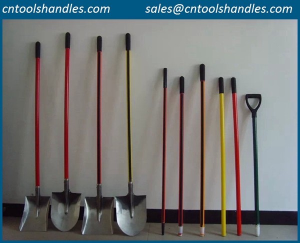 solid fiberglass shovel handle, solid fiber glass spade handle