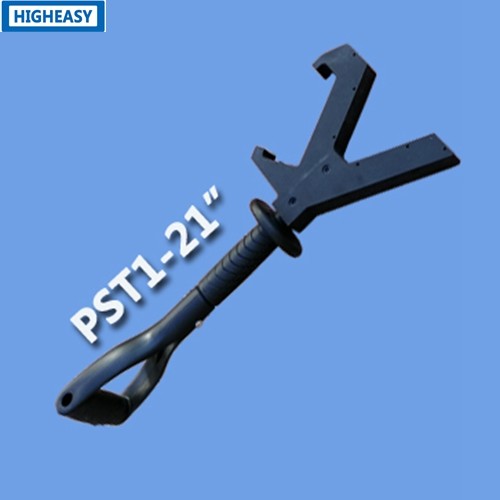 PST1-21 inch push pole with D handle, HIGHEASY push pole black nylon ...
